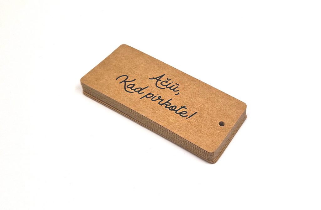 Padėkos kortelės – 90x40mm – 10vnt – Alkante Shop